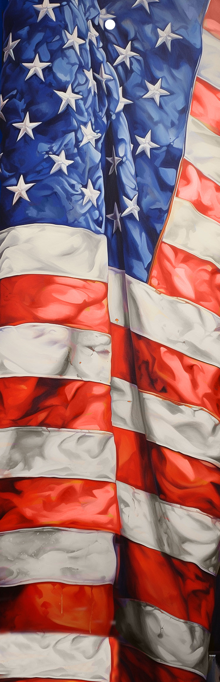 United States of American Flag Sunset