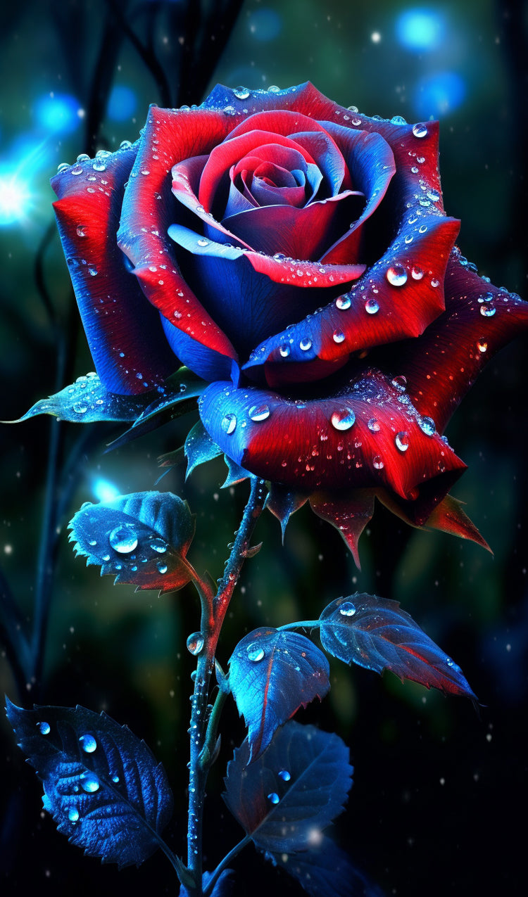 Irish Forest with Irish Blessing