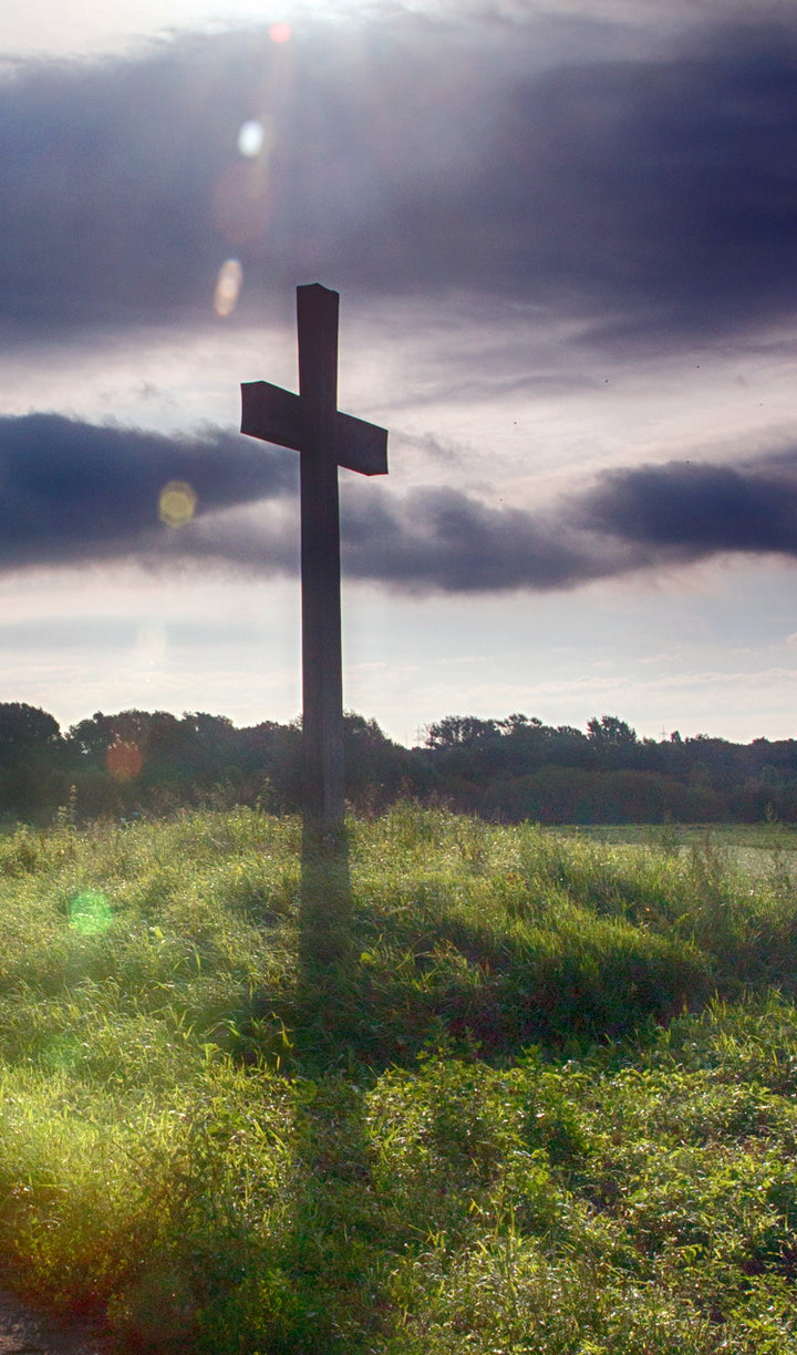 Celtic Cross with Flowers